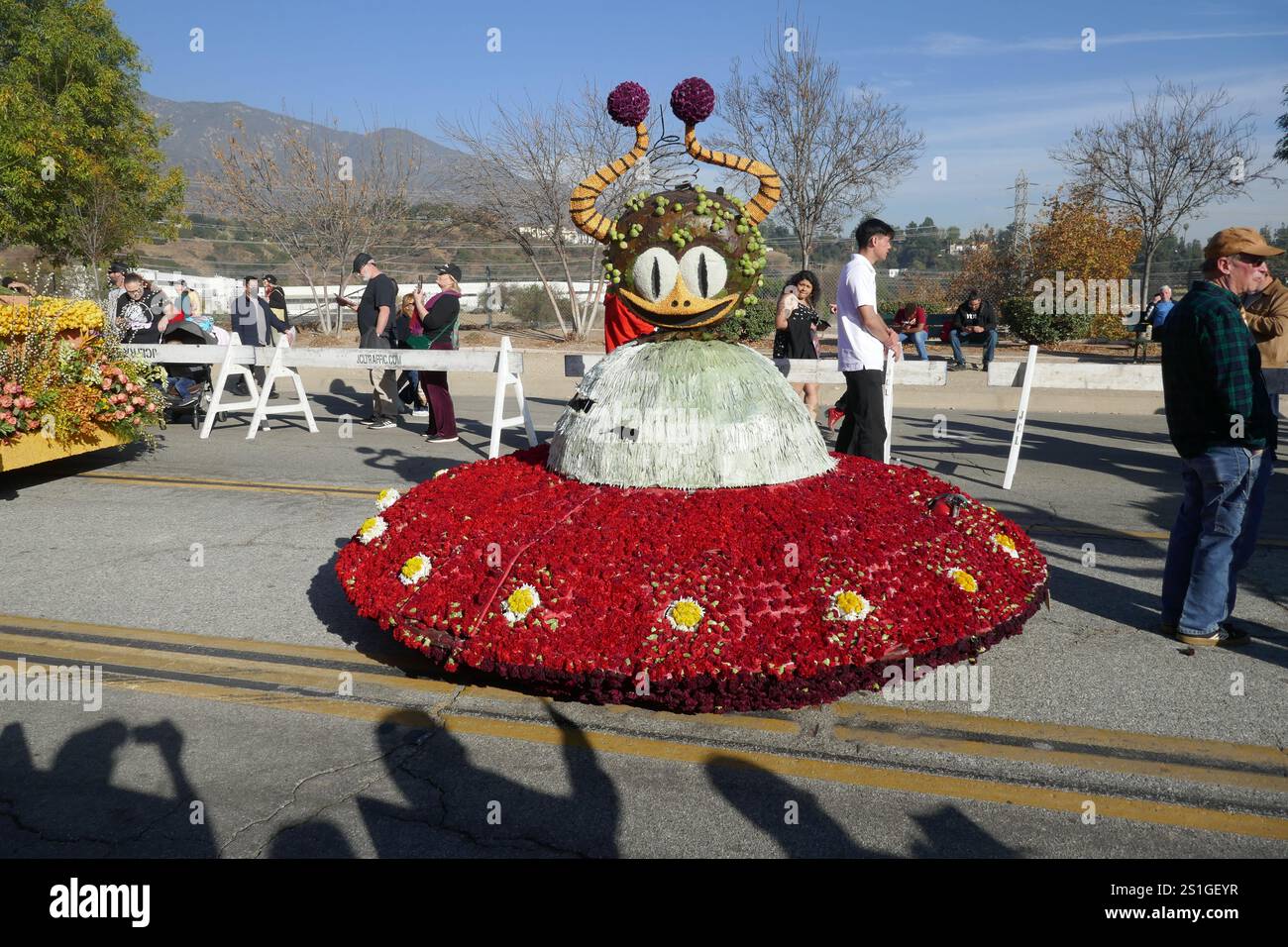 Pasadena, California, USA 3rd January 2025 at 2025 Aien and UFO with ...