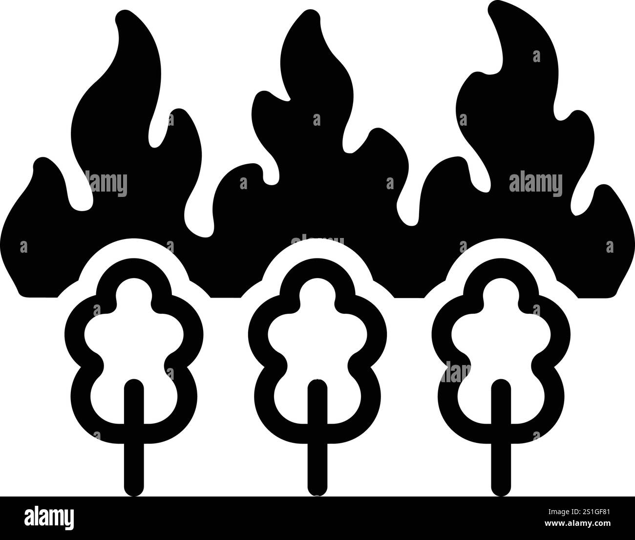 Icon for fire Stock Vector Image & Art - Alamy