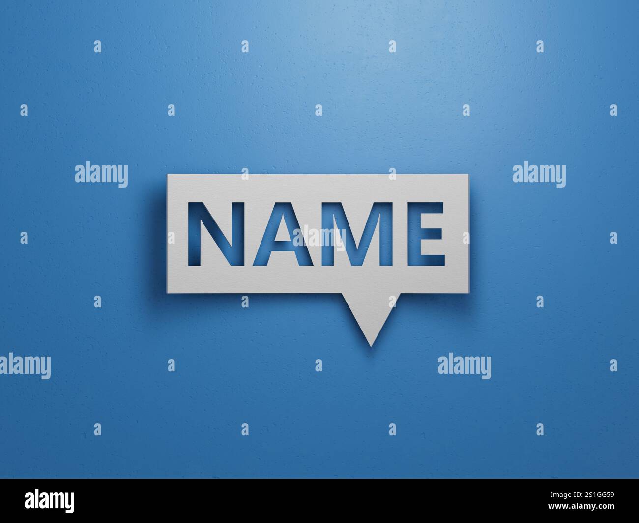 concept word name on cubes.Minimalist Abstract Design With White Cut ...