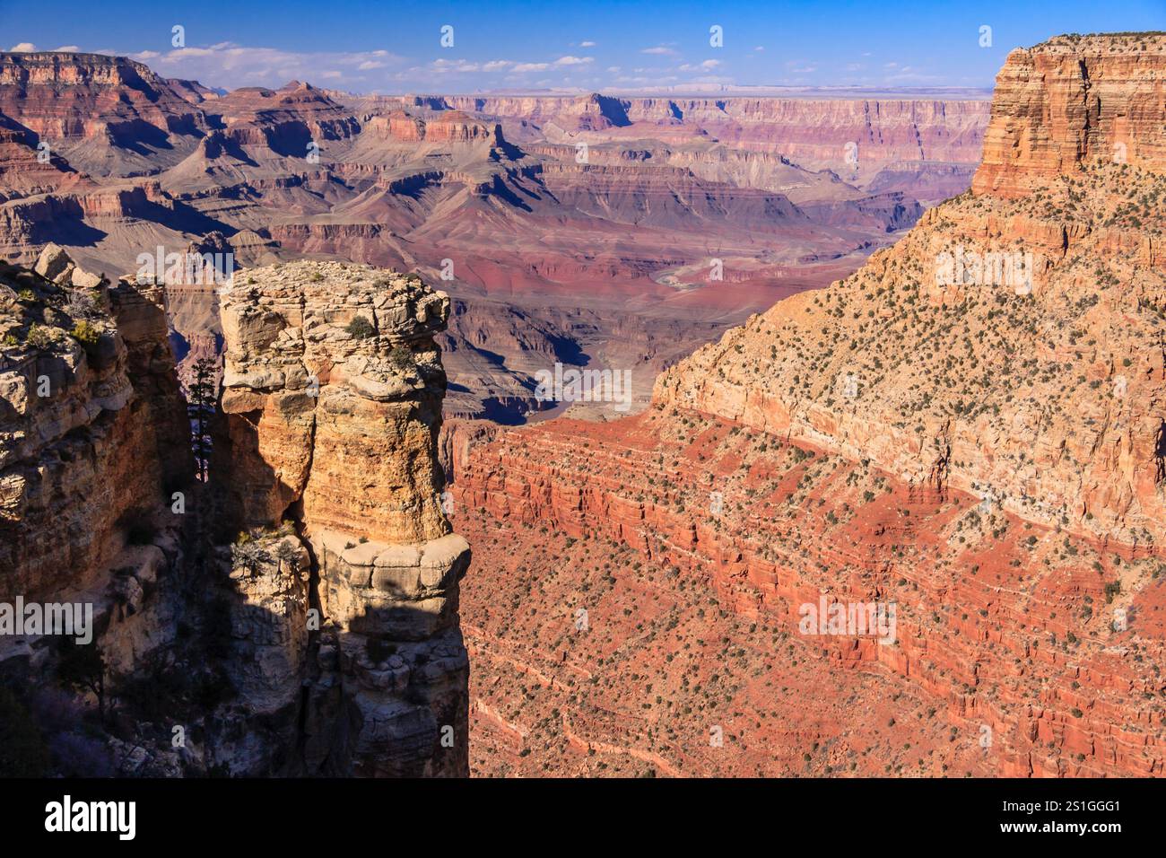The Grand Canyon is a beautiful and majestic sight to behold. The rocky ...