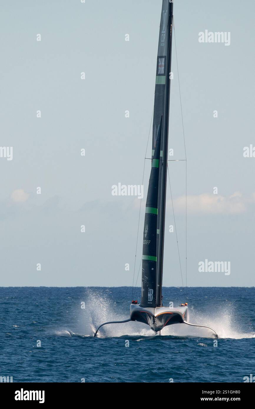 Barcelona, Spain - September 15, 2024: Sailing team Ineos Britannia ...