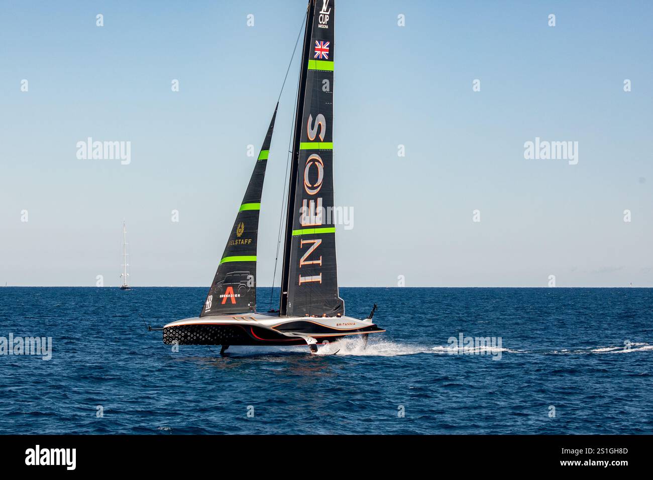 Barcelona, Spain - September 15, 2024: Sailing team Ineos Britannia ...
