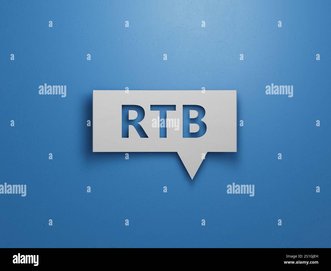 rtb, real, time, bidding. wooden table with cubes. text on wood blocks ...