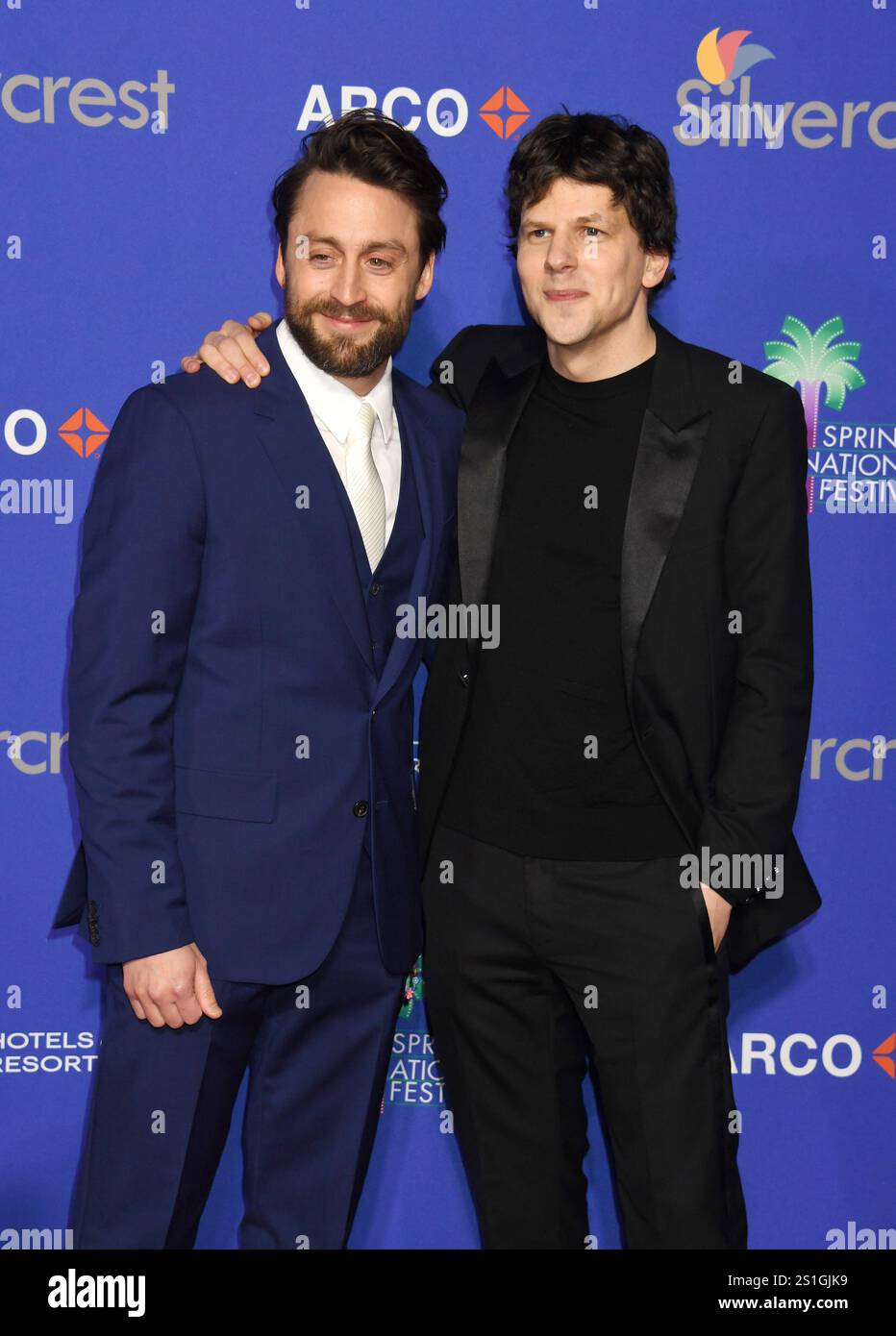 Palm Springs, Ca. 03rd Jan, 2025. Kieran Culkin and Jesse Eisenberg at ...