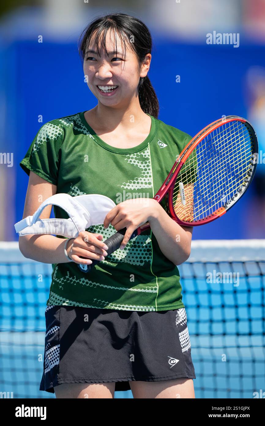 Canberra, Australia; 4th Jan 2025: Aoi Ito of Japan is pictured following the Singles Final of ...