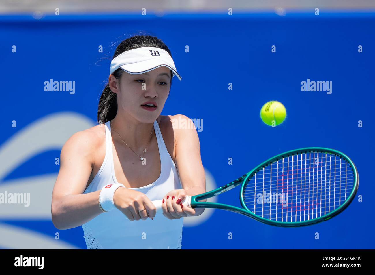 Canberra, Australia; 4th Jan 2025: Sijia Wei of China is pictured ahead ...