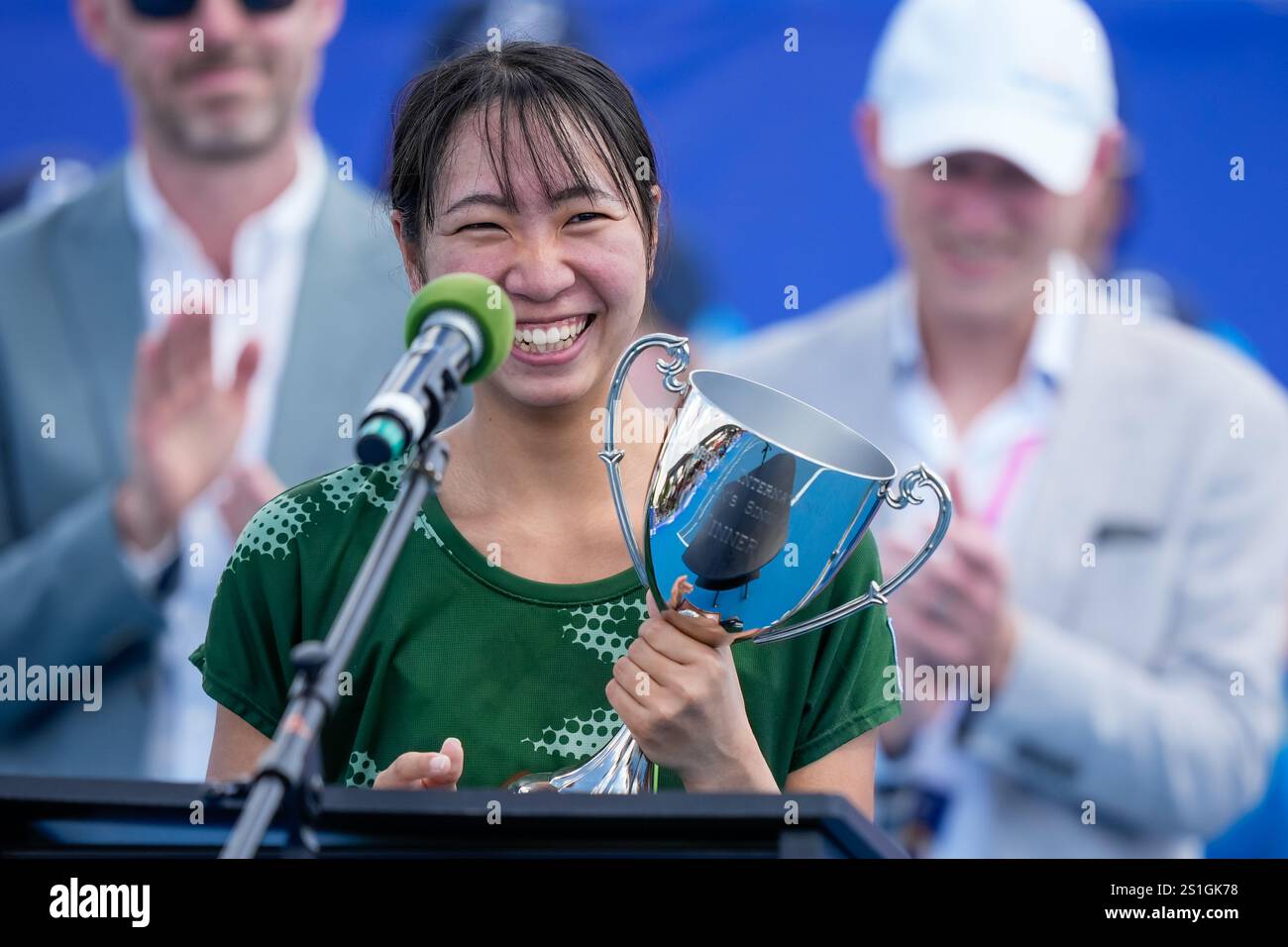 Canberra, Australia; 4th Jan 2025: Aoi Ito of Japan is pictured following the Singles Final of ...