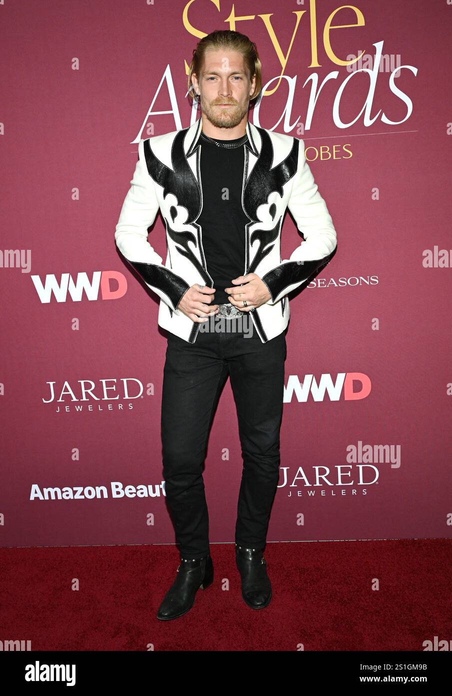 Beverly Hills, USA. 03rd Jan, 2025. Harry Goodwins arriving to WWD Style Awards at Four Season ...