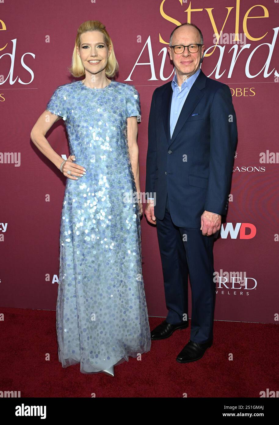 Beverly Hills, USA. 03rd Jan, 2025. Amanda Smith and Jim Fallon ...