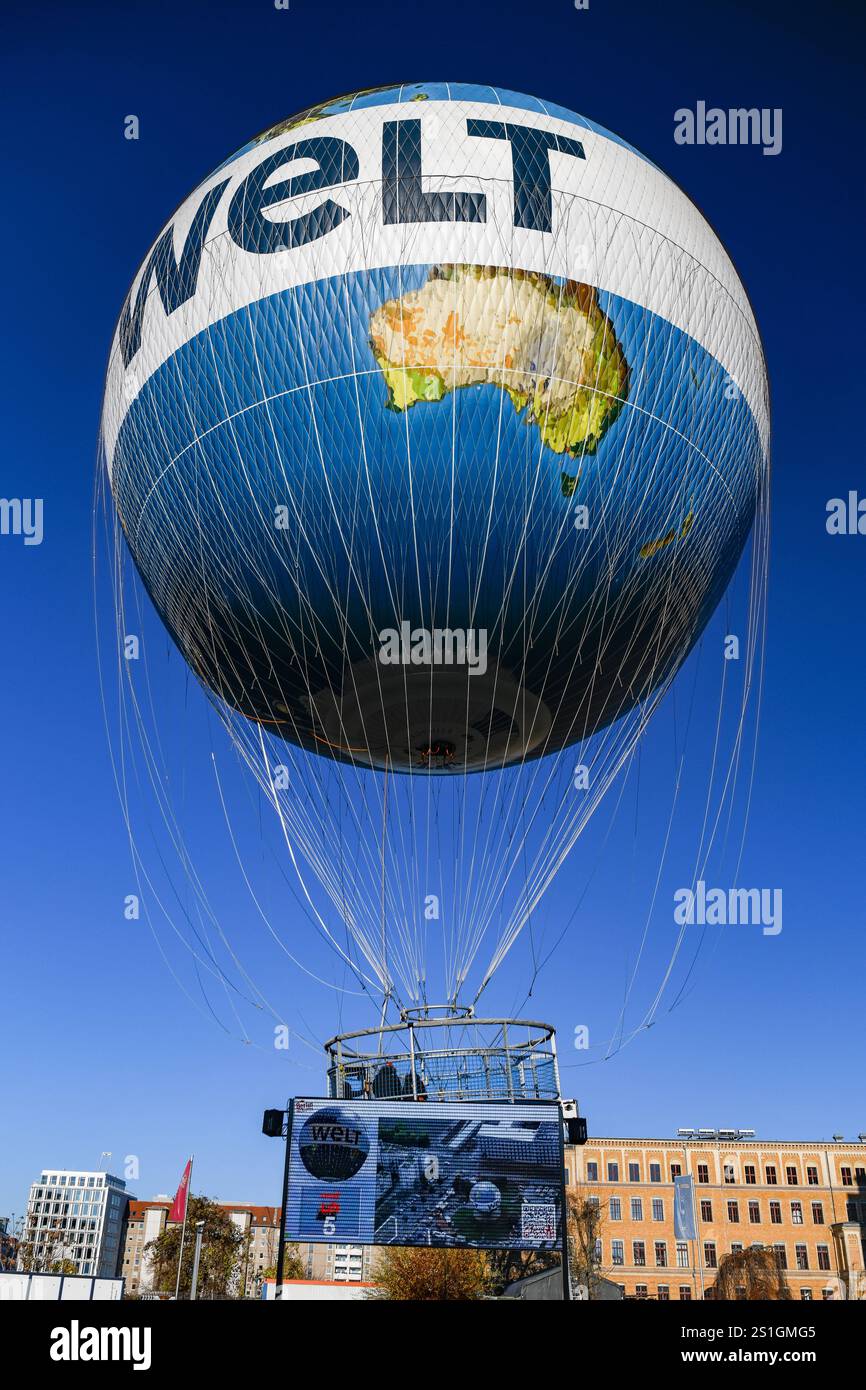 Hi Flyer, Welt Ballon, Fesselballon, Berlin Mitte, Berlin, Deutschland ...