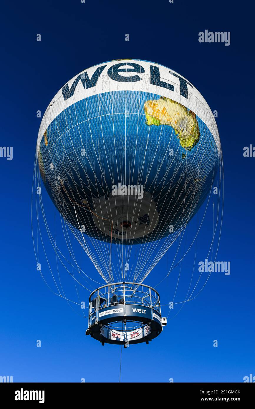 Hi Flyer, Welt Ballon, Fesselballon, Berlin Mitte, Berlin, Deutschland ...