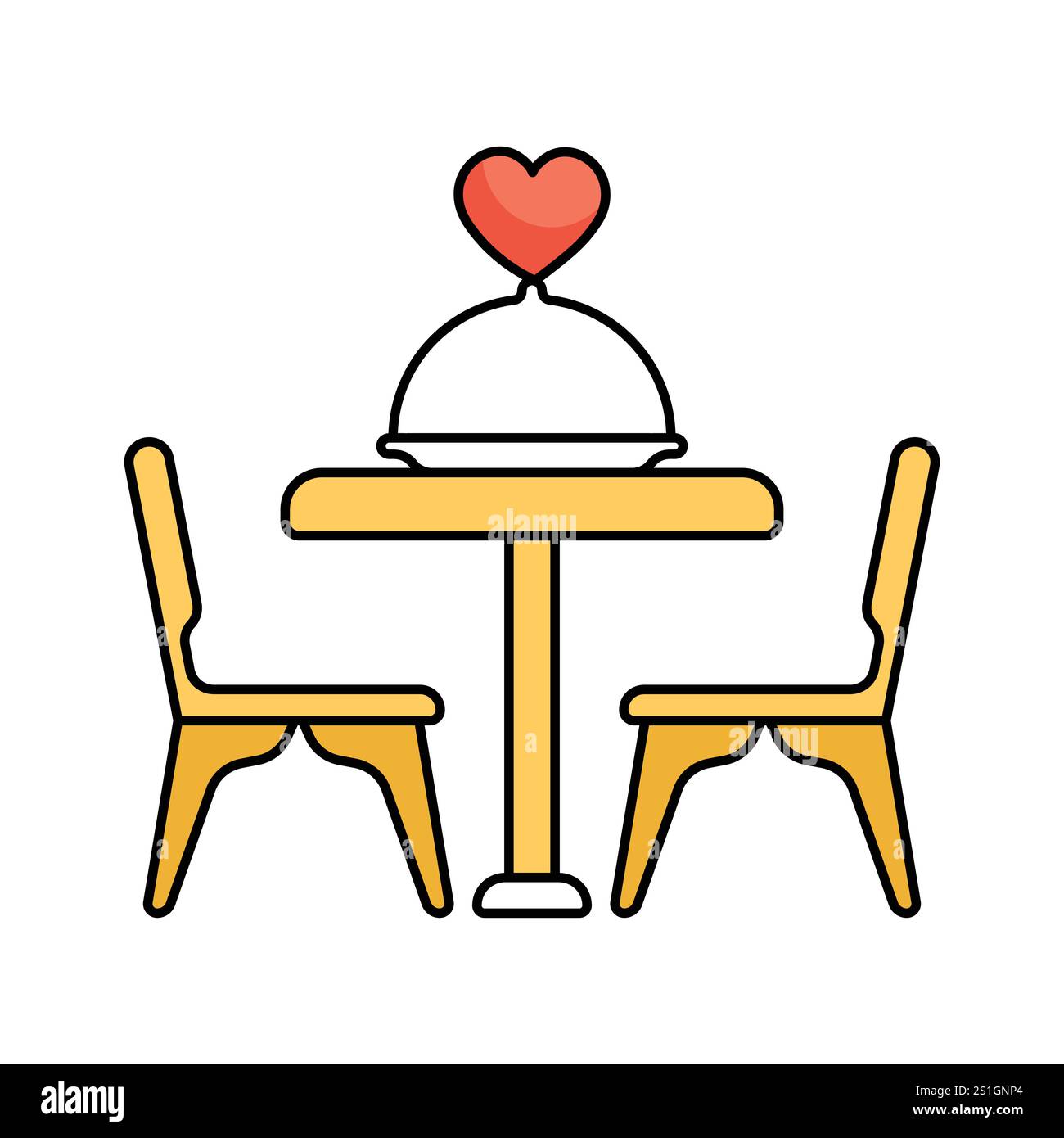 A beautifully set table ready for a romantic wedding dinner Stock ...