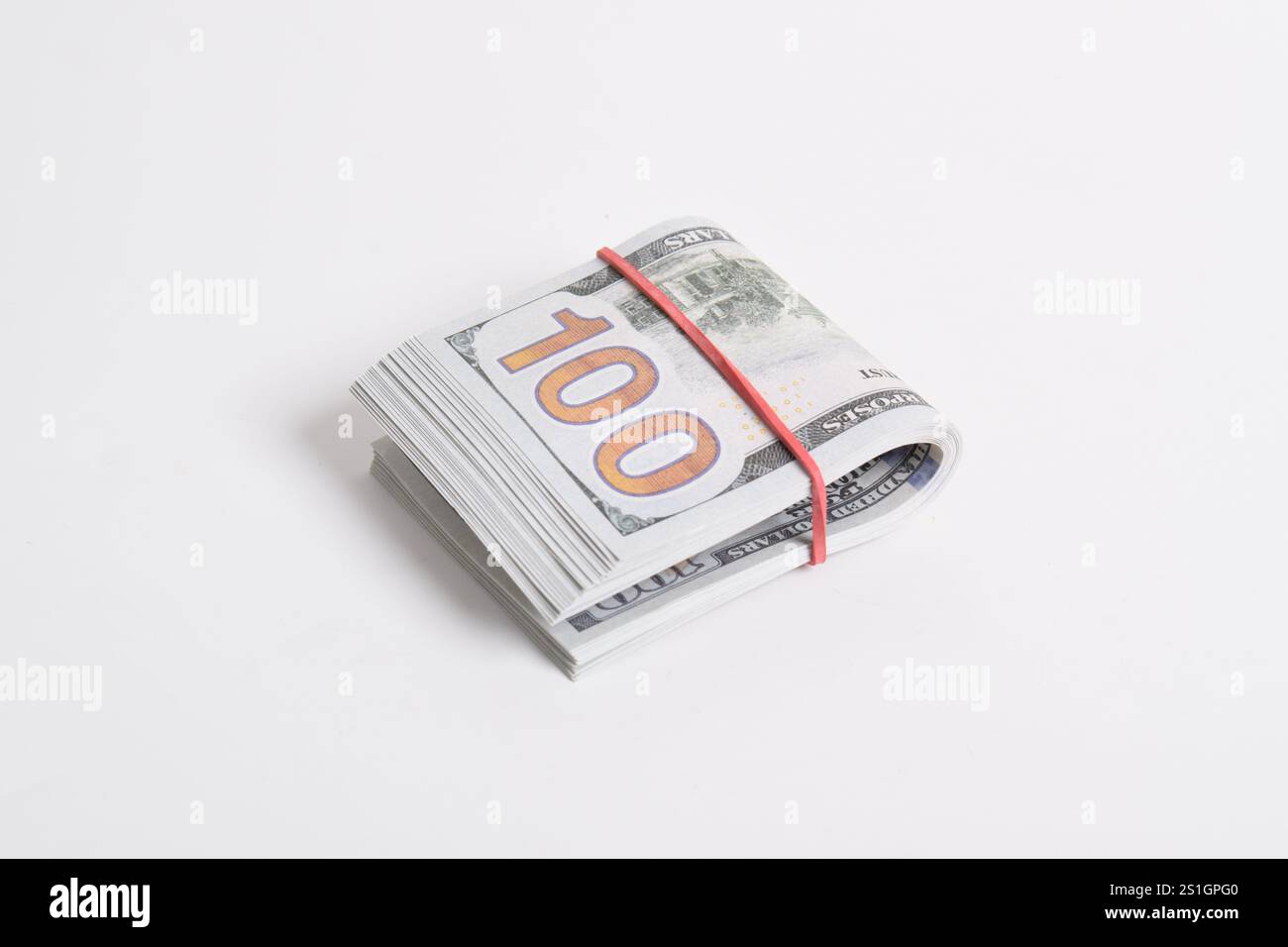 Rolled American dollars banknotes. Bundle of money roll of dollars ...