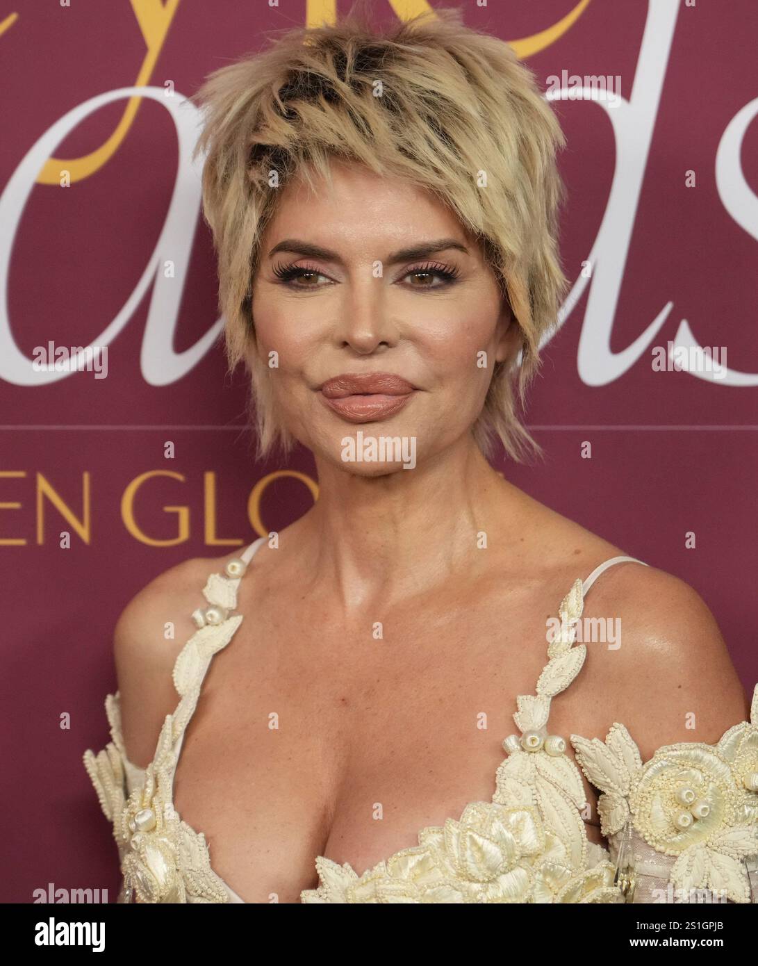 Los Angeles, USA. 03rd Jan, 2025. Lisa Rinna arrives at the 2025 WWD Style Awards, Golden Globes ...