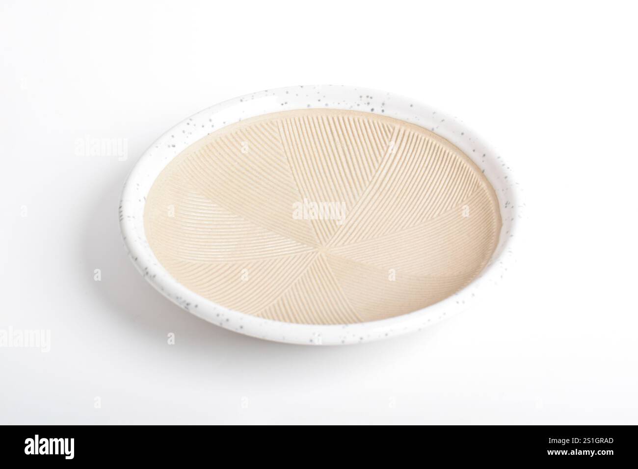 Ceramic mortar isolated on white background. Cliping path Stock Photo ...