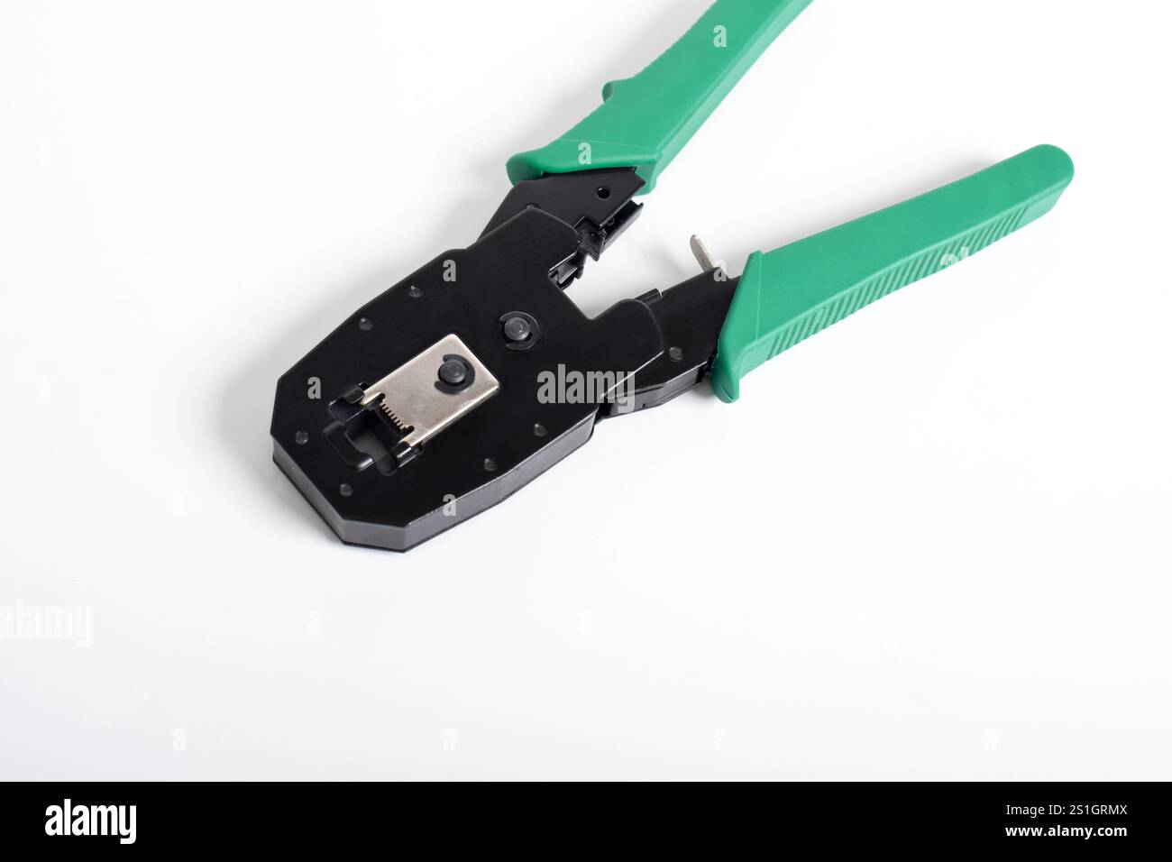 Crimping Tools isolated on white background. Crimping pliers. functions ...