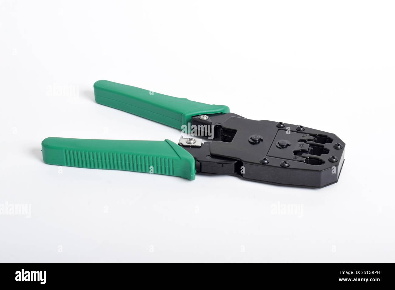 Crimping Tools isolated on white background. Crimping pliers. functions ...