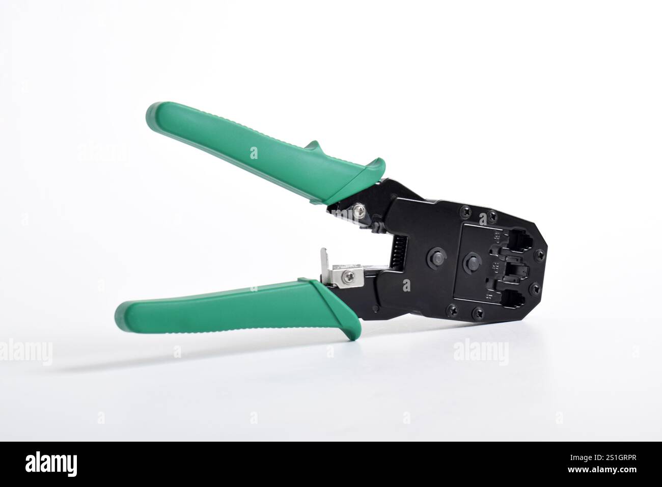 Crimping Tools isolated on white background. Crimping pliers. functions ...