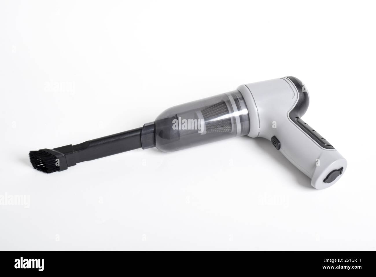 Portable vacuum cleaner isolated on white background. Handheld vacuum ...