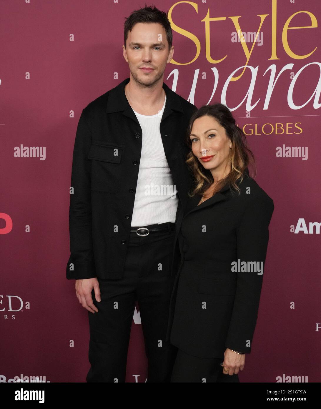 Los Angeles, USA. 03rd Jan, 2025. (L-R) Nicholas Hoult and Jamie Taylor at the 2025 WWD Style ...