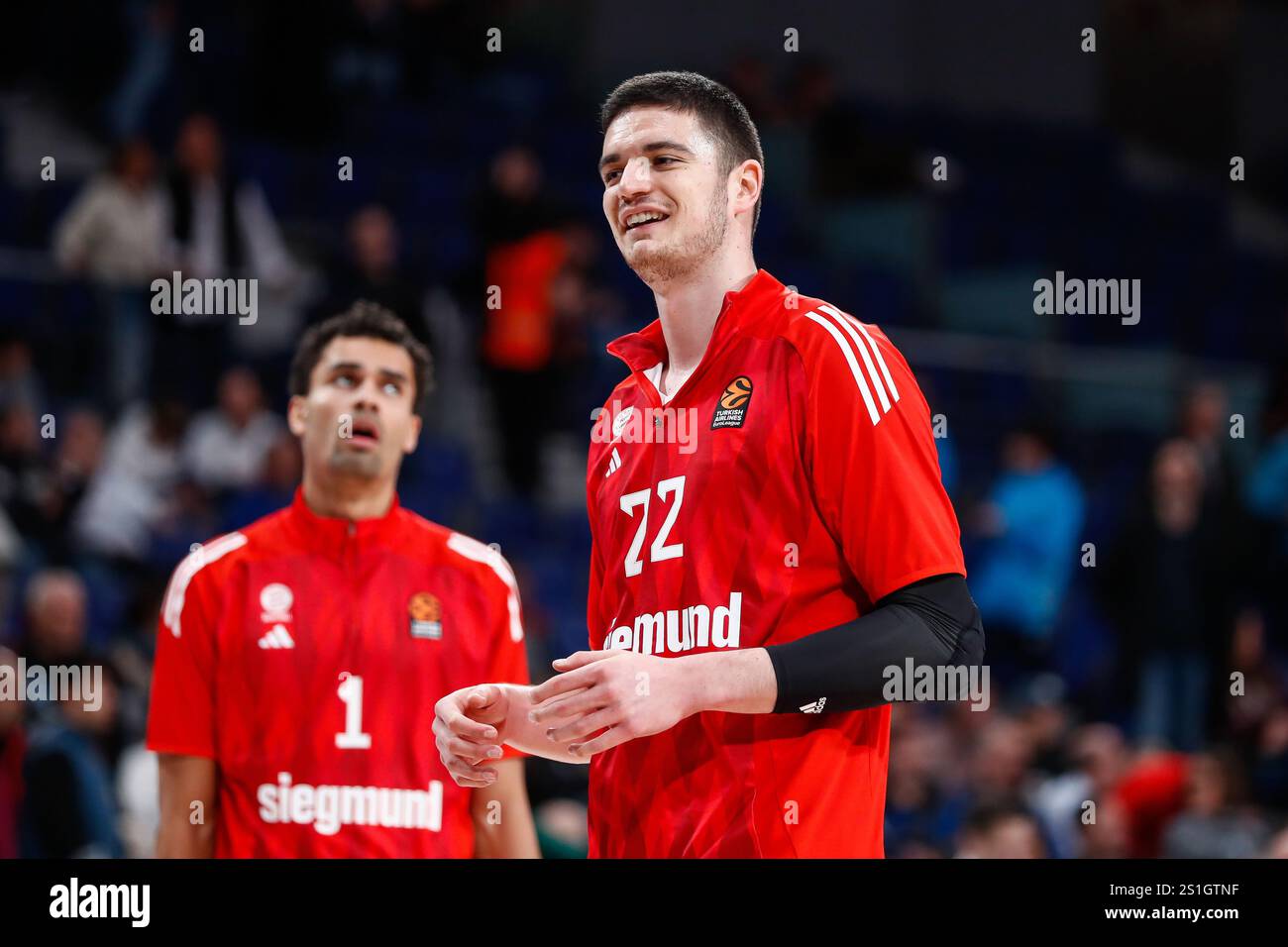 Danko Brankovic of FC Bayern Munich warms up during the Turkish ...