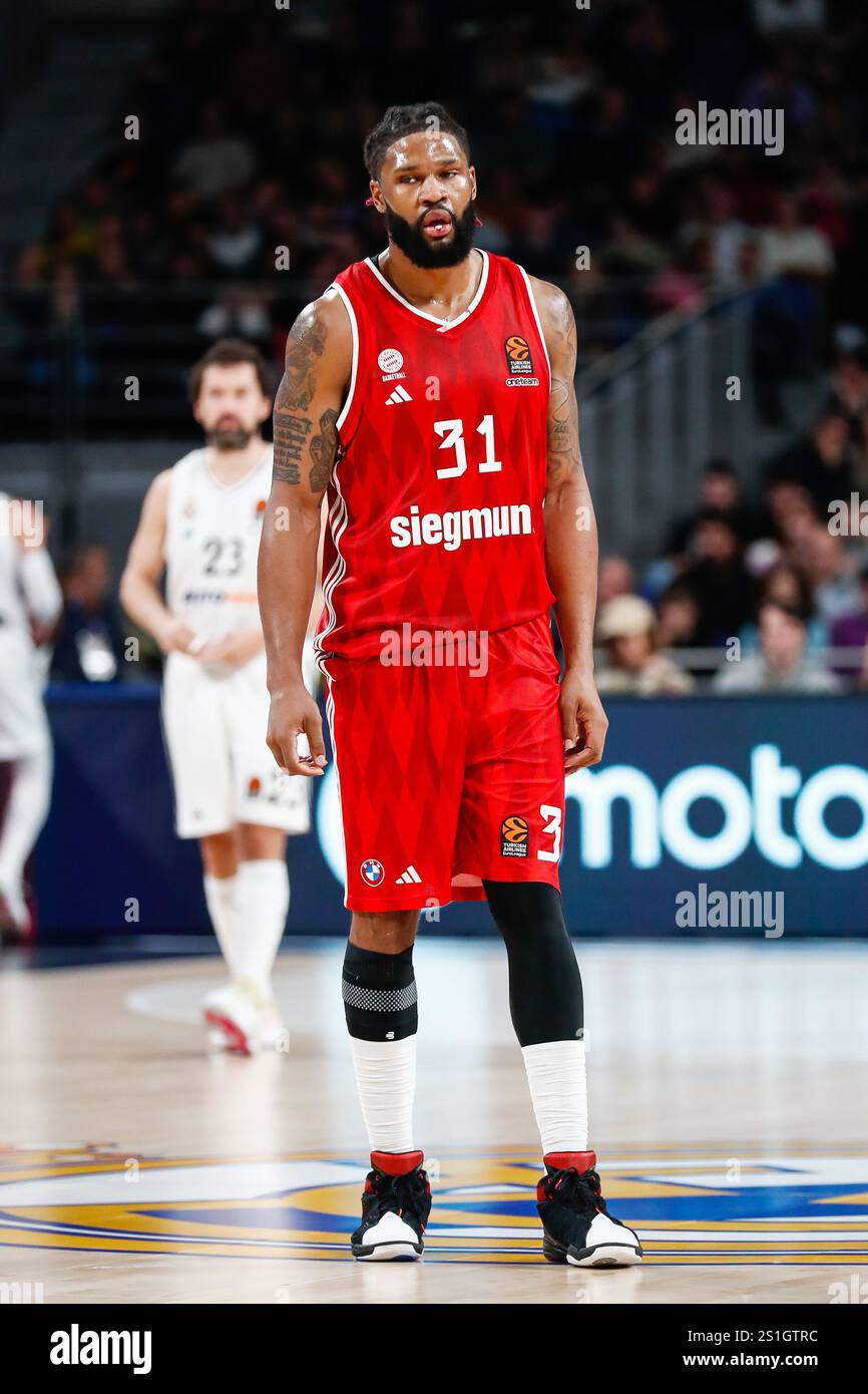 Devin Booker of FC Bayern Munich during the Turkish Airlines EuroLeague basketball match between ...