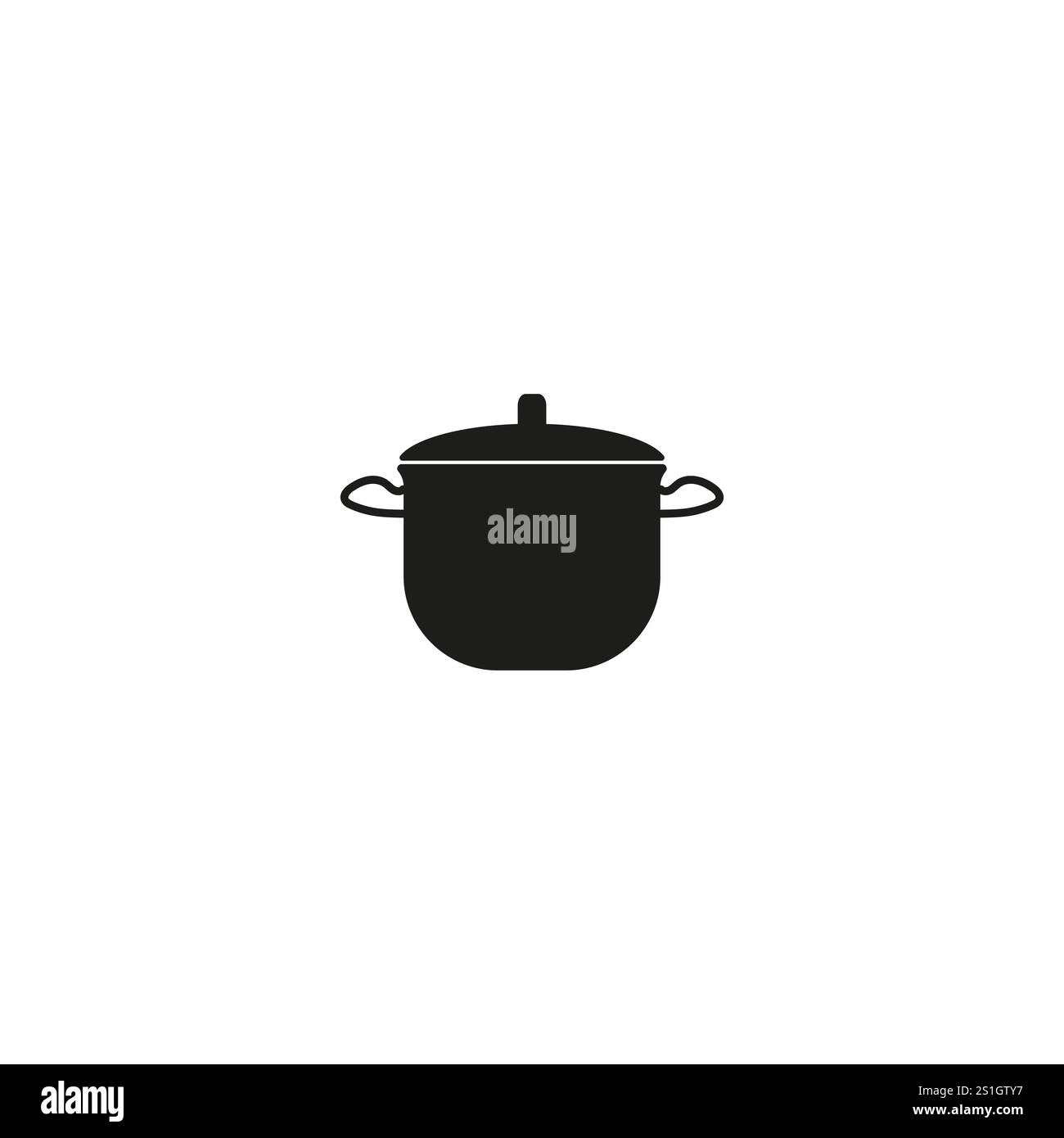 stockpot icon, to steam or cook in large quantities Stock Vector Image ...