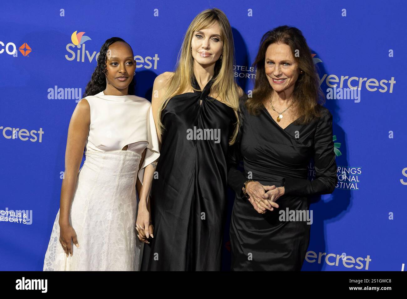 Palm Springs, USA. 03rd Jan, 2025. Zahara Jolie-Pitt, Angelina Jolie ...