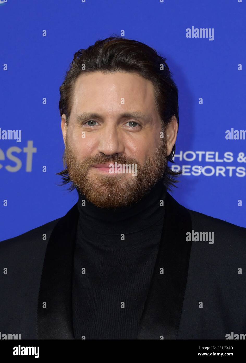 Palm Springs, USA. 03rd Jan, 2025. Edgar Ramirez arriving at the 36th ...