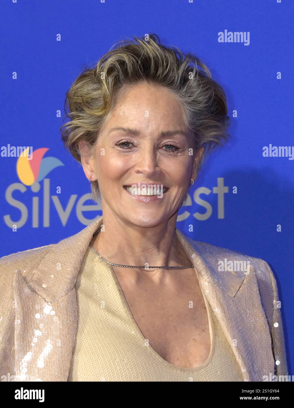 Palm Springs, USA. 03rd Jan, 2025. Sharon Stone arriving at the 36th ...