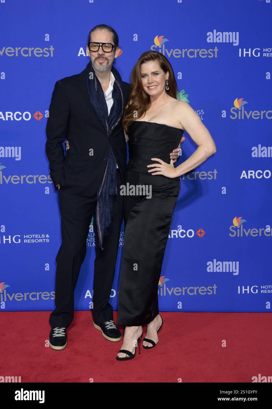 Amy Adams and Darren Le Gallo arriving at the 36th Annual Palm Springs ...