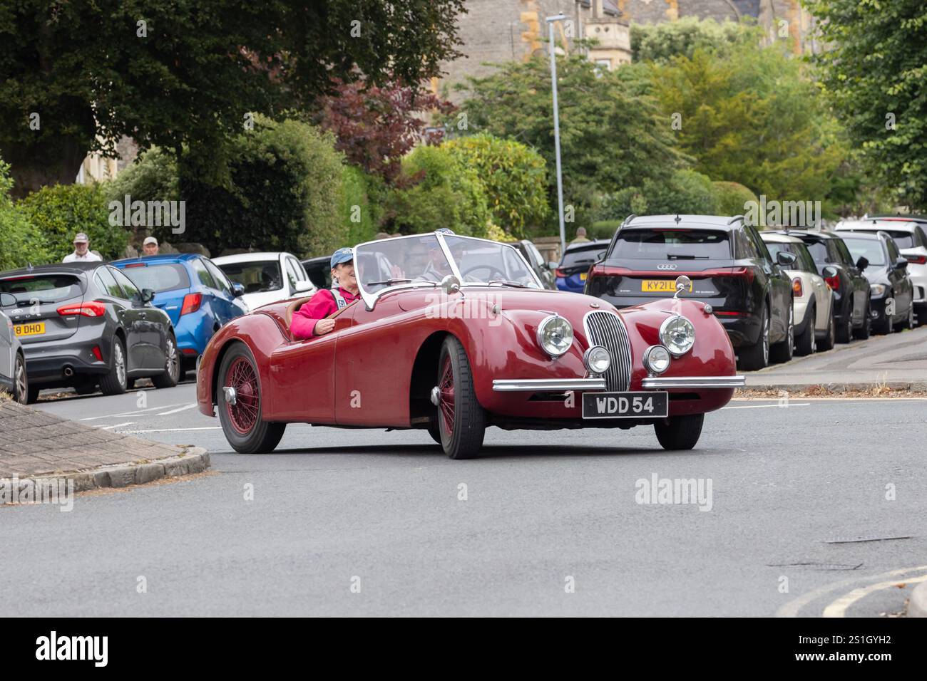 Jaguar XK 120 DHC 1953 Stock Photo - Alamy