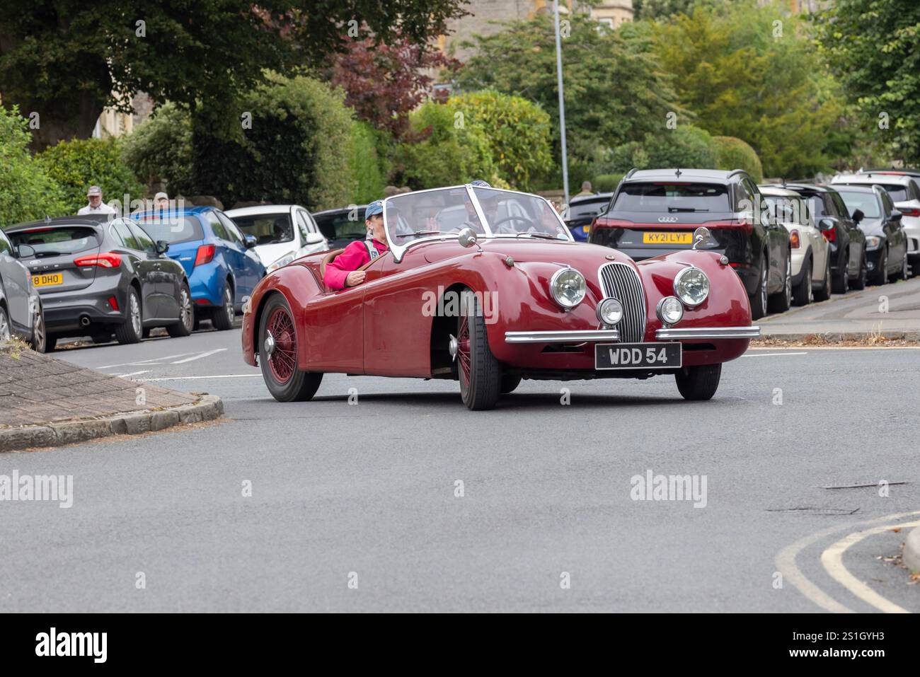 Jaguar XK 120 DHC 1953 Stock Photo - Alamy