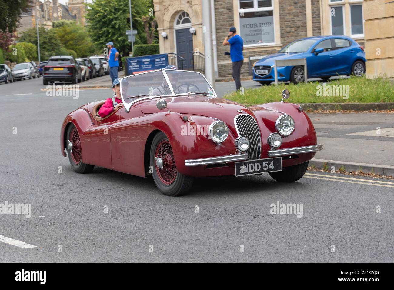 Jaguar XK 120 DHC 1953 Stock Photo - Alamy