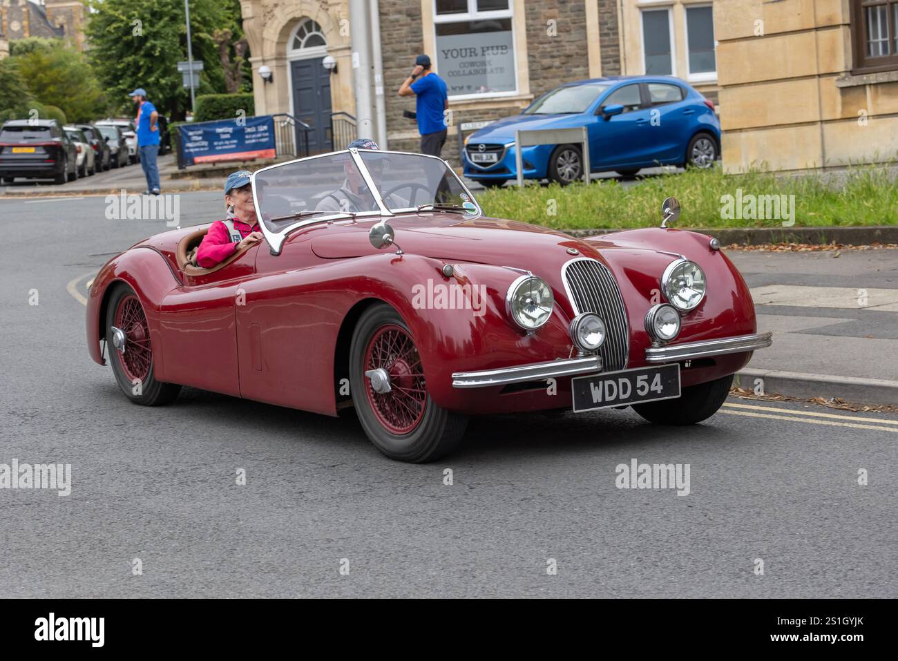 Jaguar XK 120 DHC 1953 Stock Photo - Alamy