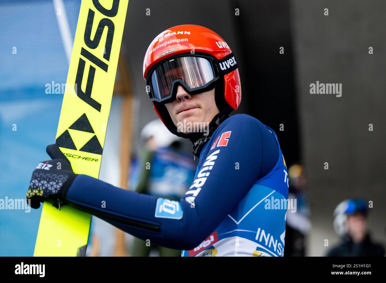 TITTEL Adrian (Deutschland) vor dem Sprung auf dem Schanzenturm, AUT ...