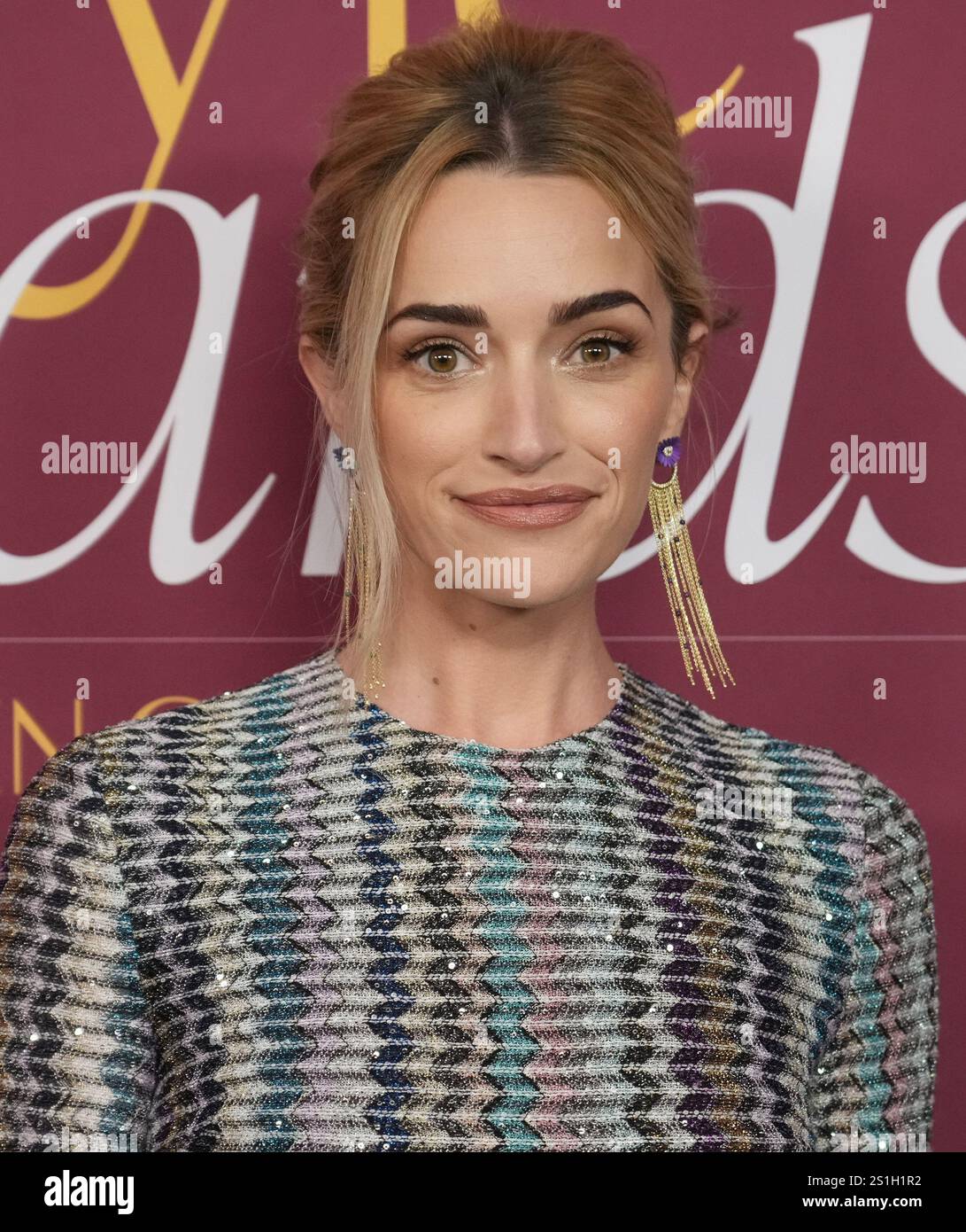 Los Angeles, USA. 03rd Jan, 2025. Brianne Howey arrives at the 2025 WWD Style Awards, Golden ...