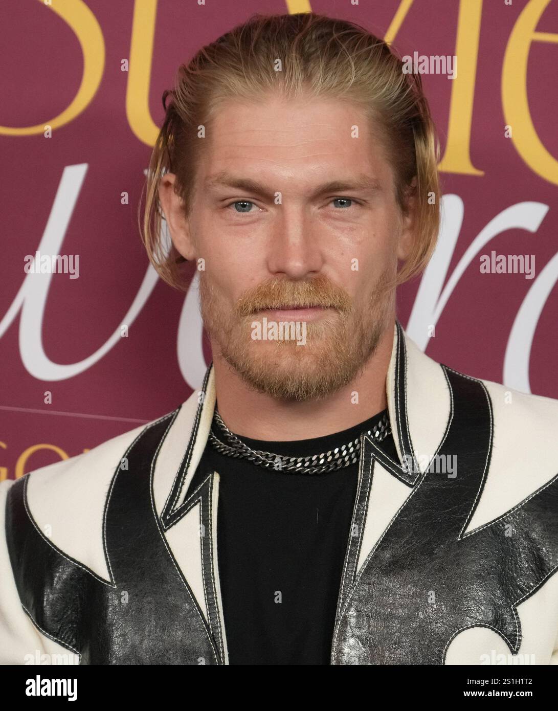 Harry Goodwins arrives at the 2025 WWD Style Awards, Golden Globes held ...