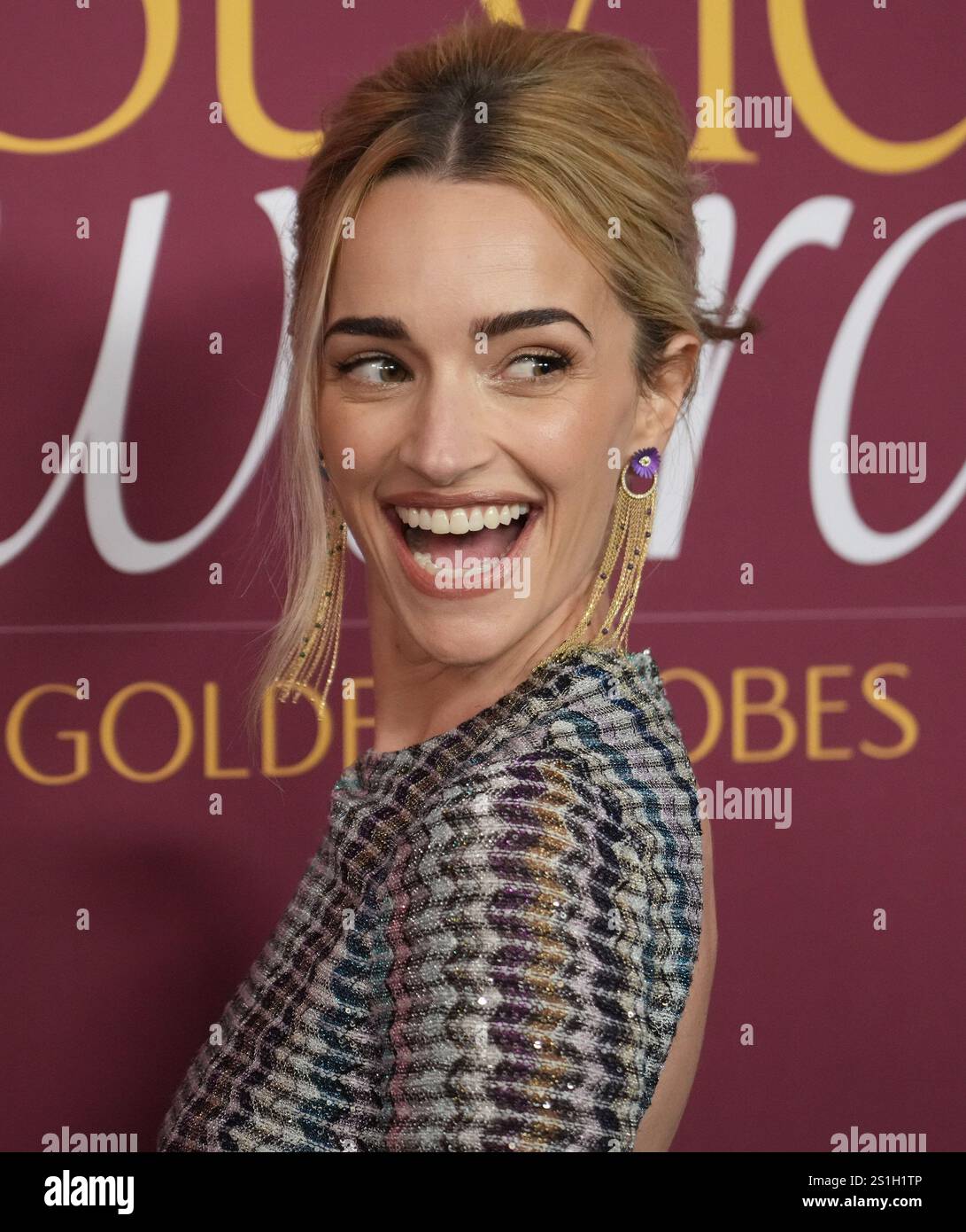 Los Angeles, USA. 03rd Jan, 2025. Brianne Howey arrives at the 2025 WWD Style Awards, Golden ...
