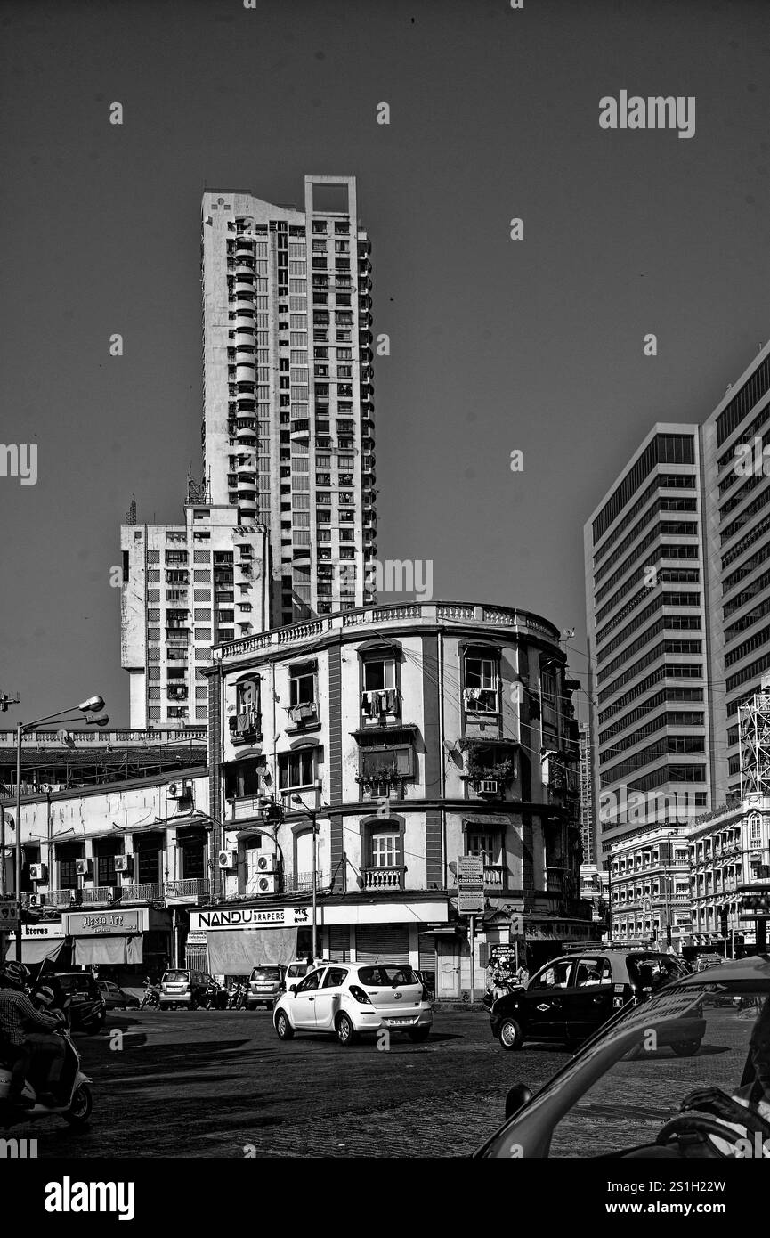 High rise buildings in Girgaon Mumbai Stock Photo - Alamy