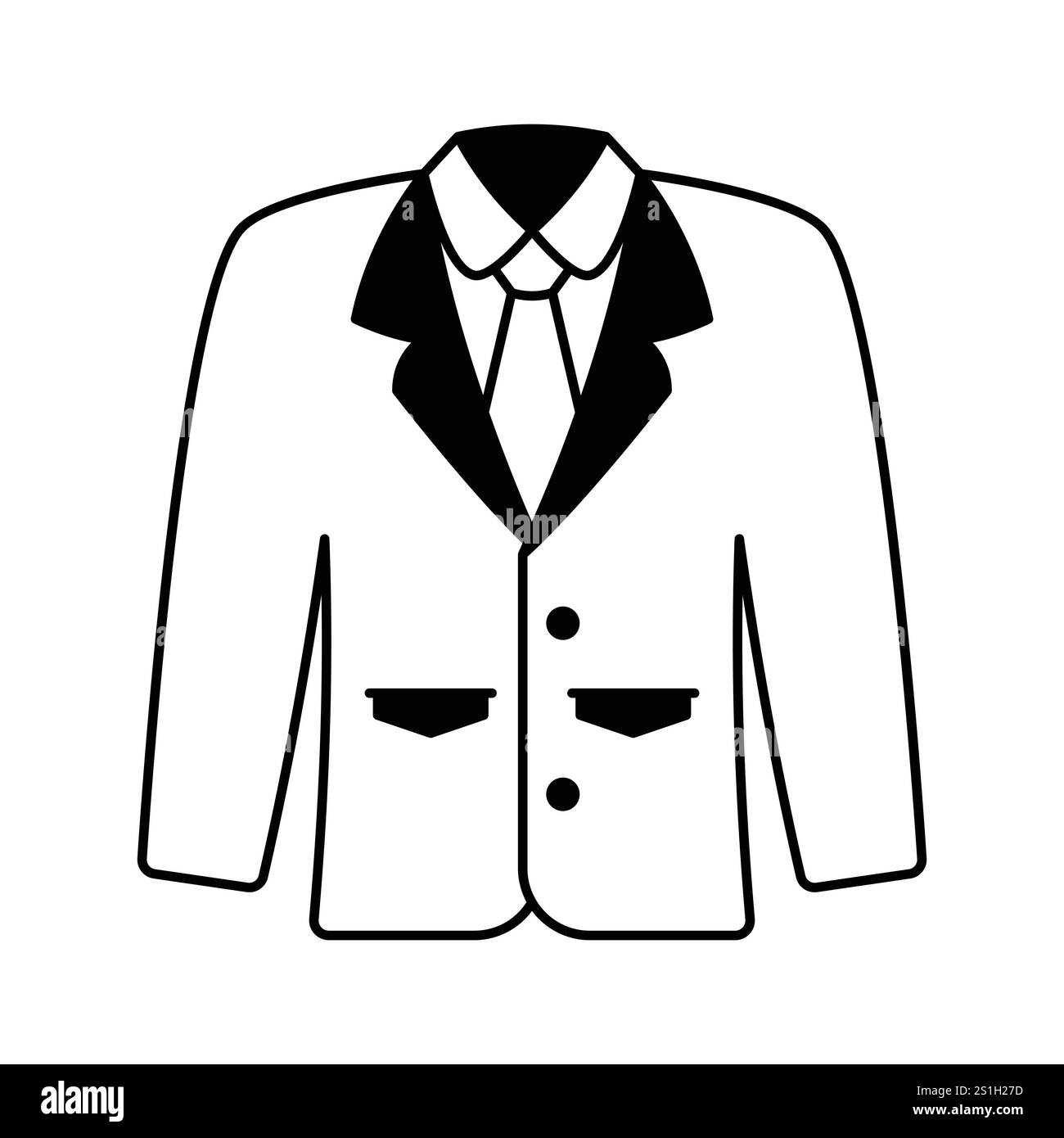 Formal attire vector vectors Black and White Stock Photos & Images - Alamy