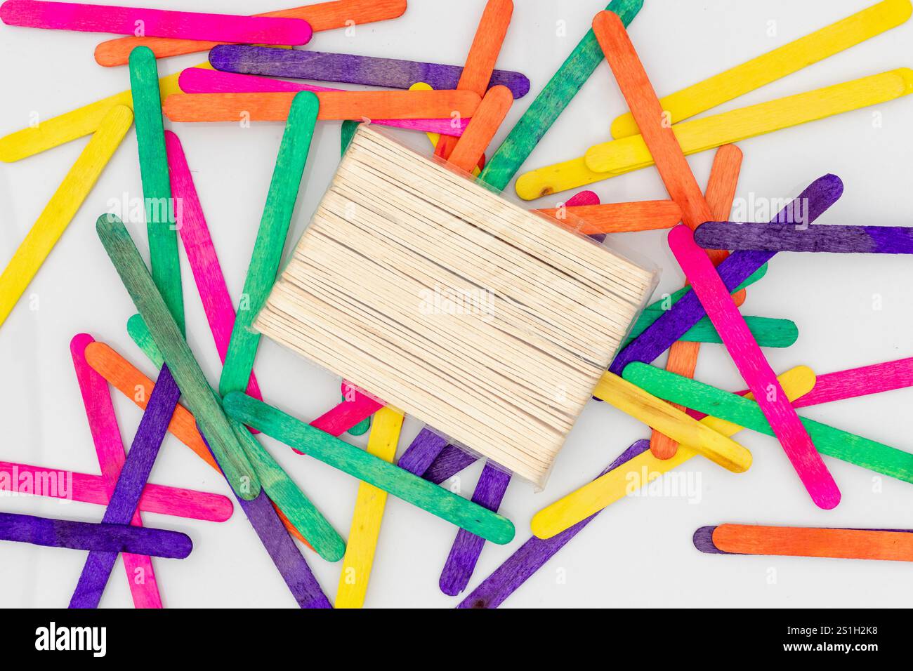 Popsicle stick or wooden stick for tongue depressor for throat medical ...