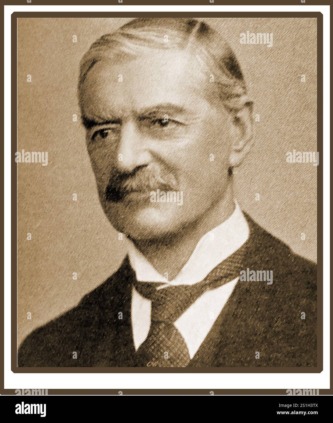 A 1940's portrait of Neville Chamberlain (Arthur Neville Chamberlain ...
