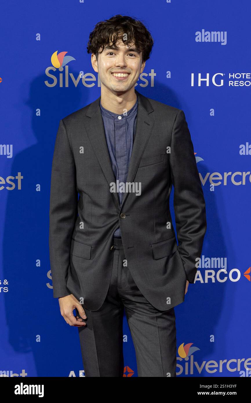 Palm Springs, USA. 03rd Jan, 2025. James Sweeney attends the arrivals ...