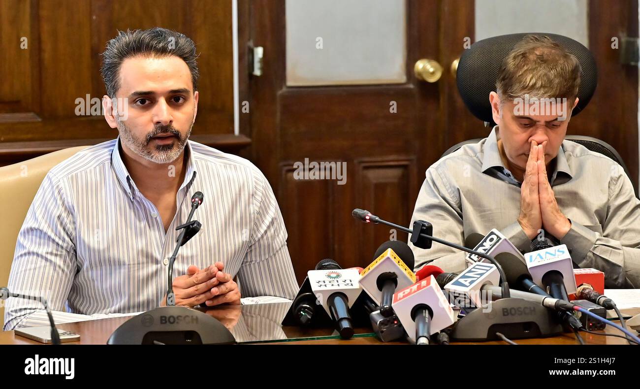 MUMBAI, INDIA - JANUARY 3: Siddhesh Kadam, Chairman of Maharashtra ...