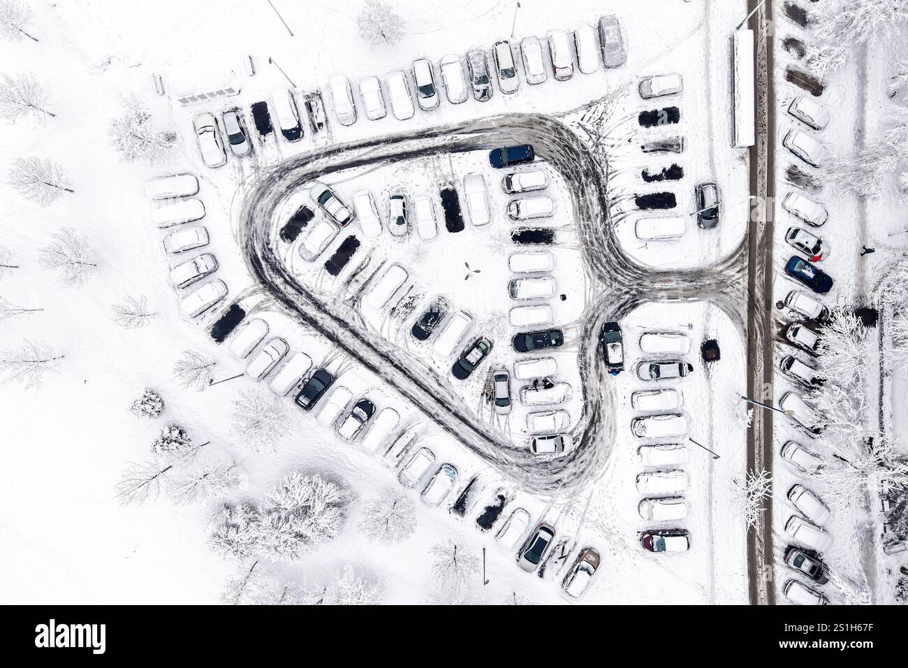 Sarajevo, Bosnia And Herzegovina. 04th Jan, 2025. Aerial view of the ...
