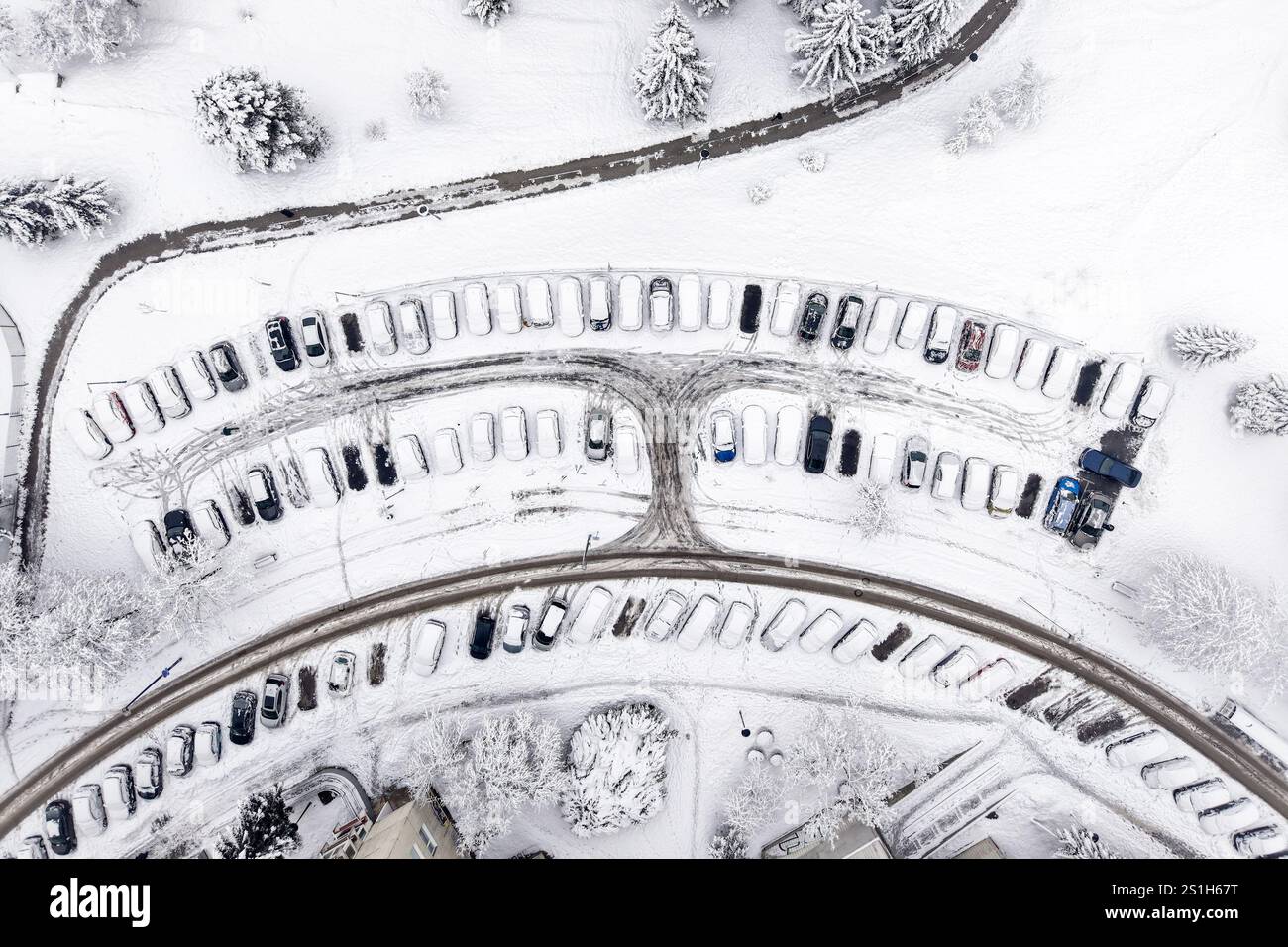 Sarajevo, Bosnia And Herzegovina. 04th Jan, 2025. Aerial view of the ...