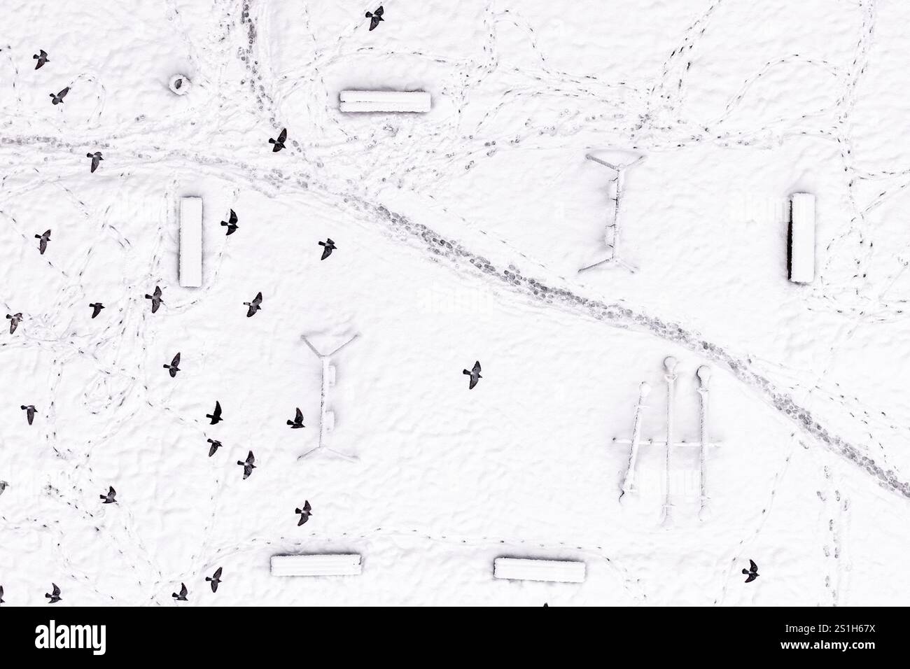 Sarajevo, Bosnia And Herzegovina. 04th Jan, 2025. Aerial view of the ...