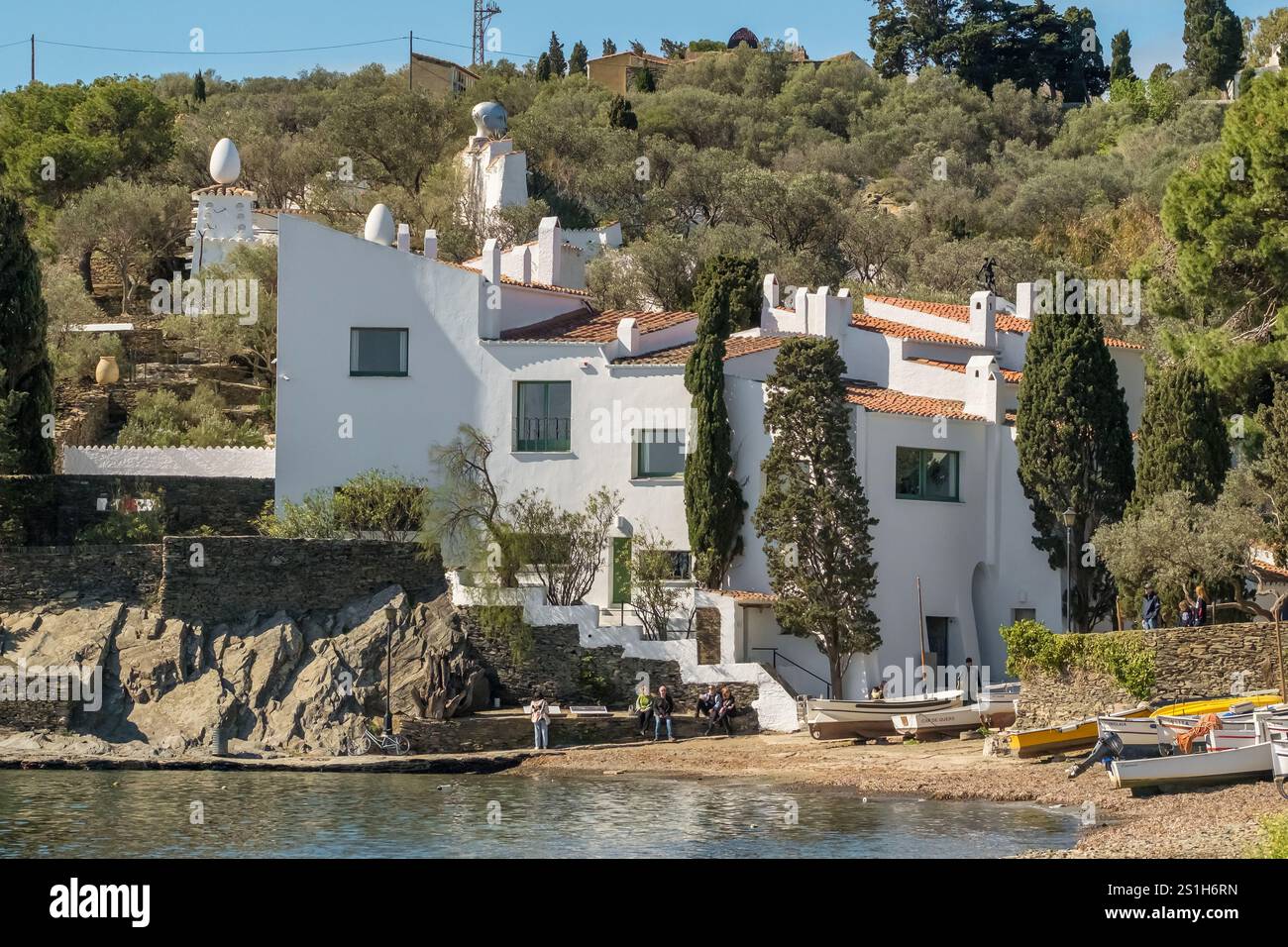 House Museum of the famous artist Salvador Dali in Cadaques, Catalonia ...
