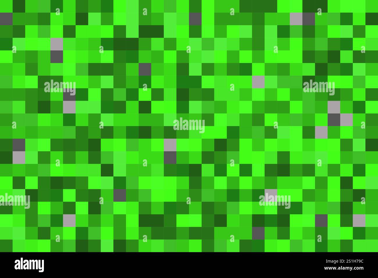 Pixel texture background with grass blocks. Green cubes seamless ...